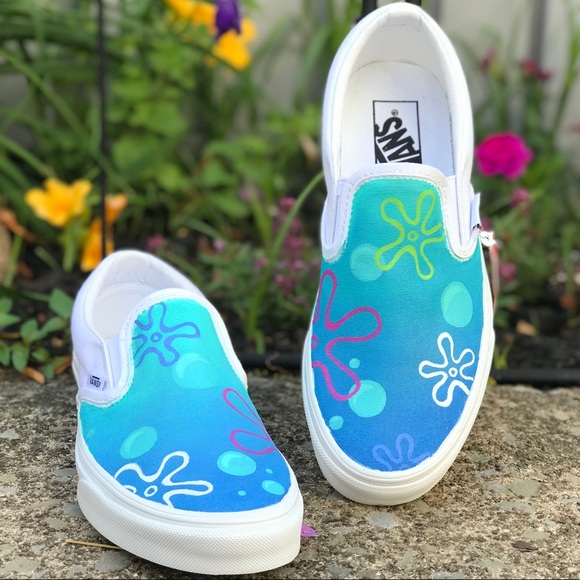 Vans | Shoes | Custom Spongebob Vans | Poshmark